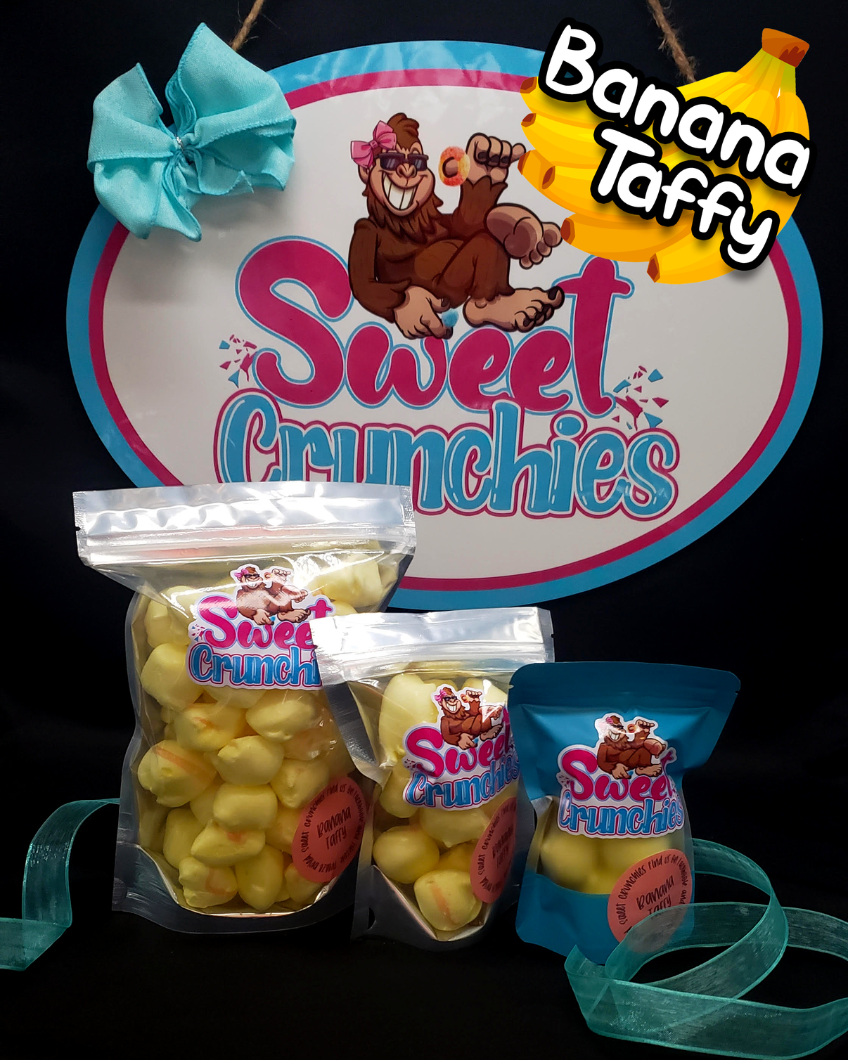Banana Taffy Bites - Freeze-Dried Taffy – Sweet Crunchies